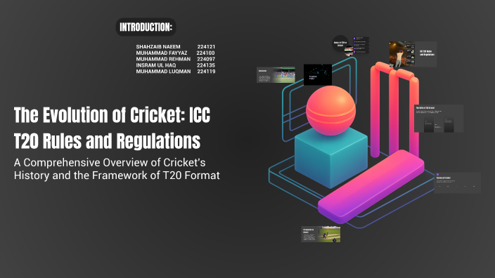 The Evolution of Cricket: ICC T20 Rules and Regulations by shahzaib ...