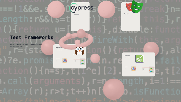Test Frameworks Overview by Bram Goos on Prezi