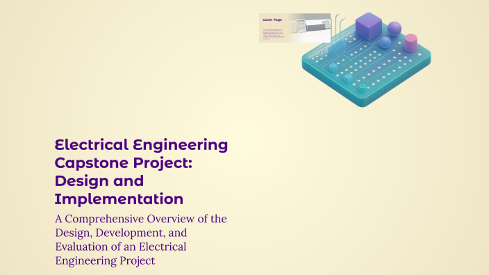 Electrical Engineering Capstone Project: Design and Implementation by ...