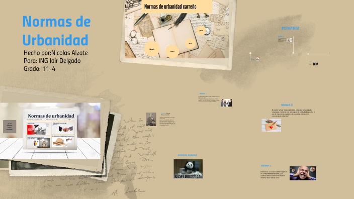 Normas de Urbanidad by Nicolas Steven Álzate Lazo on Prezi