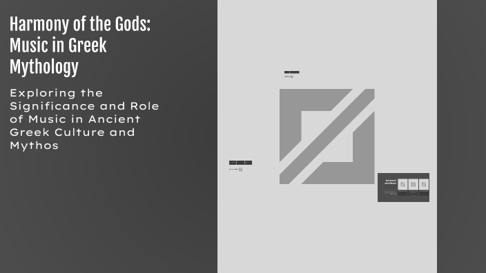 Harmony of the Gods: Music in Greek Mythology by Alize Türkeli on Prezi