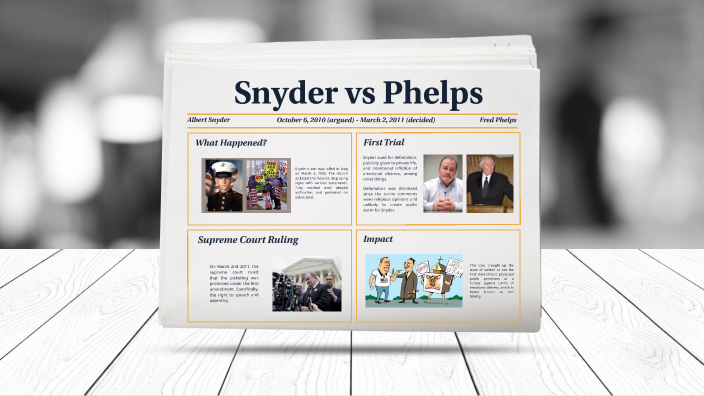 Snyder vs Phelps by Advait Deepak on Prezi
