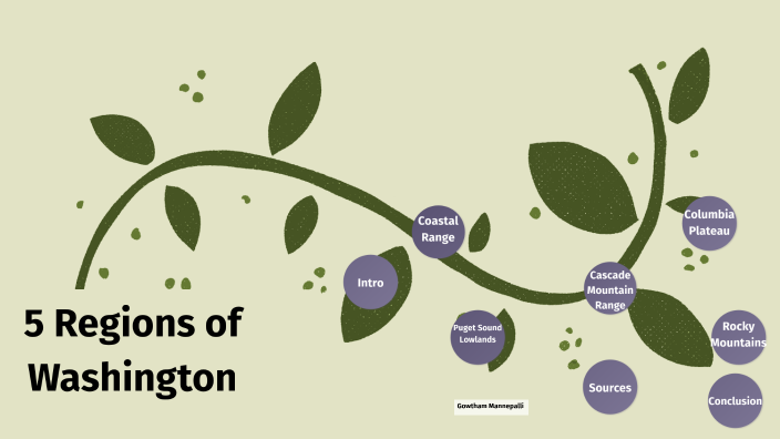 5 Regions of Washington by Gowtham Mannepalli on Prezi
