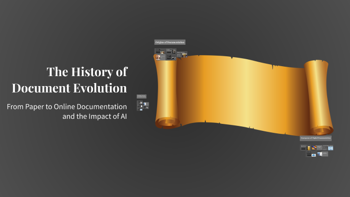 The History of Document Evolution by wanwan Lee on Prezi