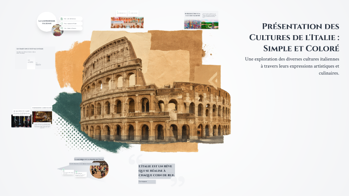 Présentation des Cultures de l'Italie : Simple et Coloré by Sophie ...