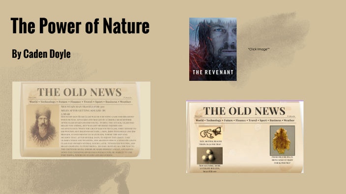 Western English Power of Nature Caden Doyle by Caden Doyle on Prezi