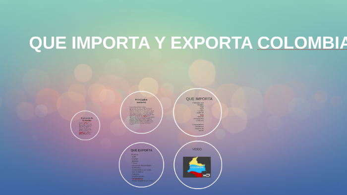 QUE IMPORTA Y EXPORTA COLOMBIA by luis eduardo cardenas gañan on Prezi