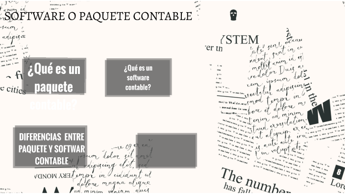 SOFTWARE O PAQUETE CONTABLE by JULIE SEGARRA on Prezi