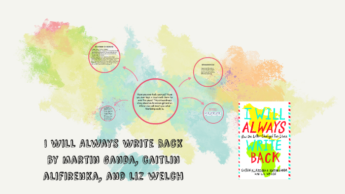 I will always write back by Mariana Riano