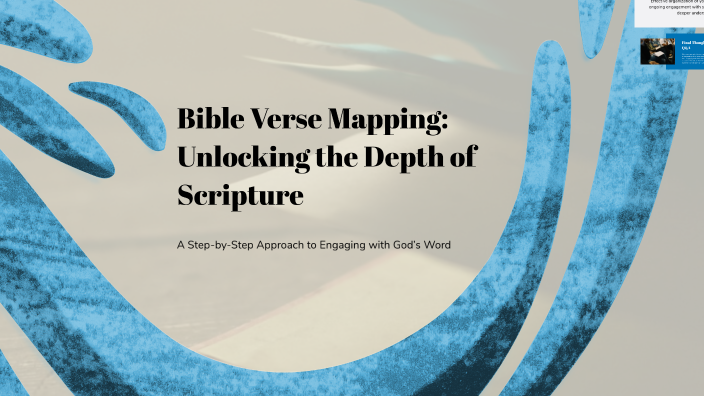 Bible Verse Mapping: Unlocking the Depth of Scripture by Anca Clivet on ...