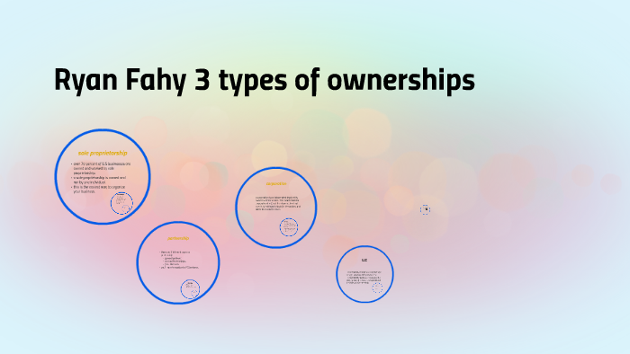 ryan fahy 3 types of ownerships by ryan fahy on Prezi