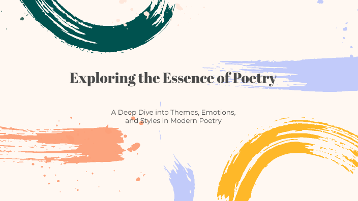 Exploring the Depths of Poetry by Barbara Marcel on Prezi