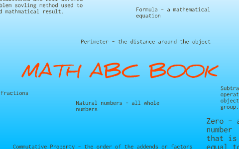 Math ABC Book by Becca Ellis on Prezi