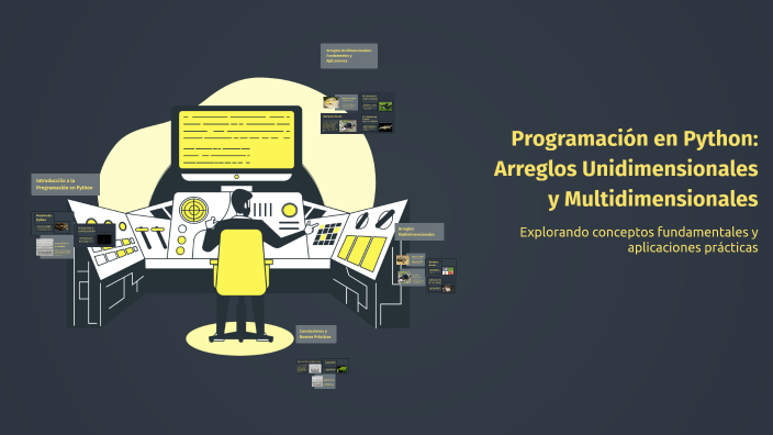 Programación en Python: Arreglos Unidimensionales y Multidimensionales ...
