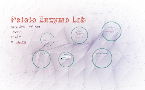 Potato Enzyme Lab by Alaina Kroeckel on Prezi