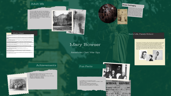 Mary Bowser by Zyairah Bowles on Prezi