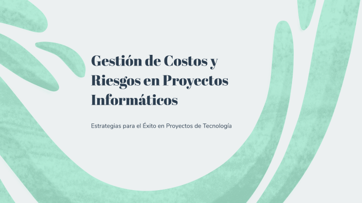 Gestión de Costos y Riesgos en Proyectos Informáticos by Armando Pagina ...