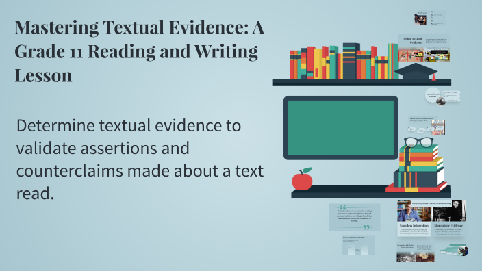 Mastering Textual Evidence: A Grade 11 Reading and Writing Lesson by ...