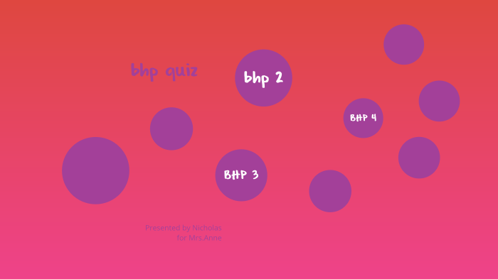 BHP Quiz by Nicholas Ricker on Prezi