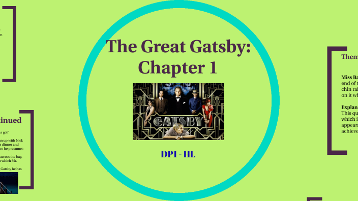 The Great Gatsby: Chapter 1 by Mark Jason on Prezi