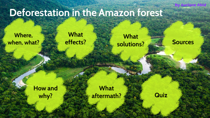 Deforestation in the Amazon forest by Mickael Abid on Prezi