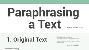 Paraphrased Text- Pietro Albieri by Pietro Albieri Lavo on Prezi Design