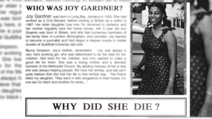 Death of Joy Gardner by Francisco Alves on Prezi