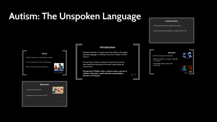 Autism: The Unspoken Language by Teagen Parker on Prezi
