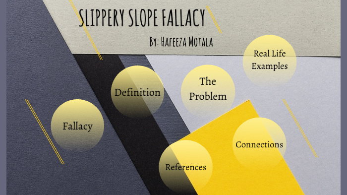 Slippery Slope Fallacy by Hafeeza Motala on Prezi