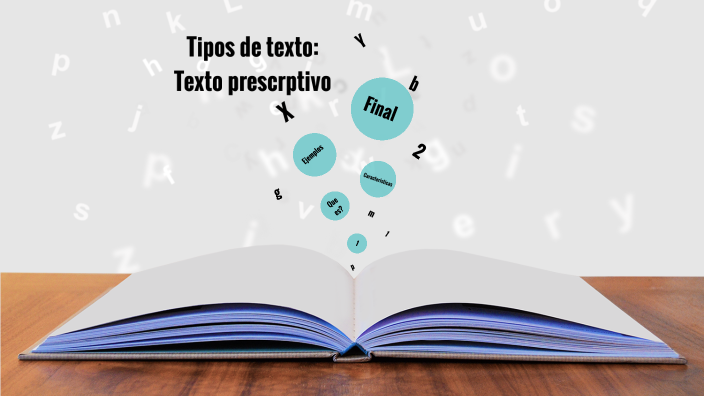 Tipos de Texto: Texto Prescriptivo by Gabriela Viteri on Prezi