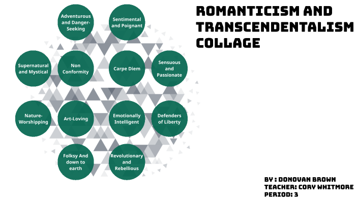 Romanticism and Transcendentalism Collage by Donovan Brown on Prezi