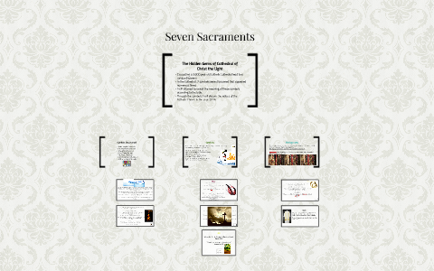 Seven Sacraments by Bridget Croke on Prezi