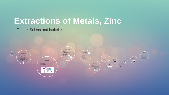 Extraction of Zinc by Selena Pinchart