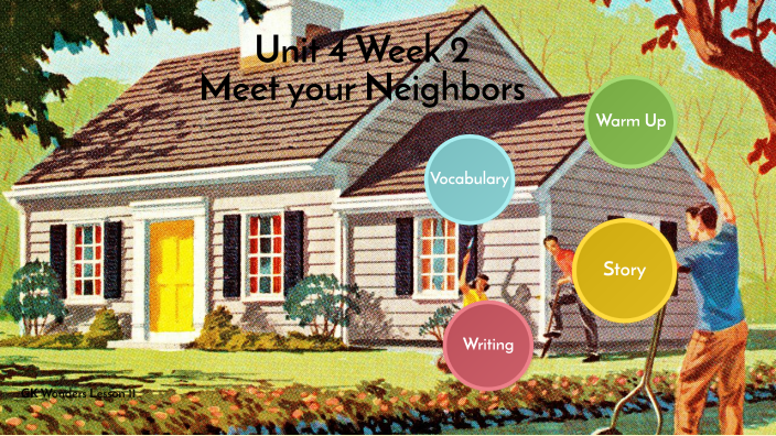 GK Wonders Lesson 11: Unit 4 Week 2 Meet your Neighbors by Silasee ...