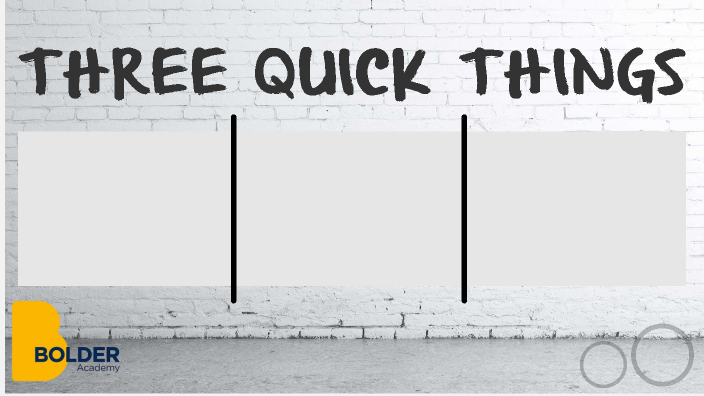 Bolder Academy - Resilience Assembly by A De Angelis on Prezi