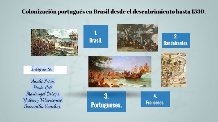 Colonización portugués en Brasil desde el descubrimiento hasta 1530 by ...