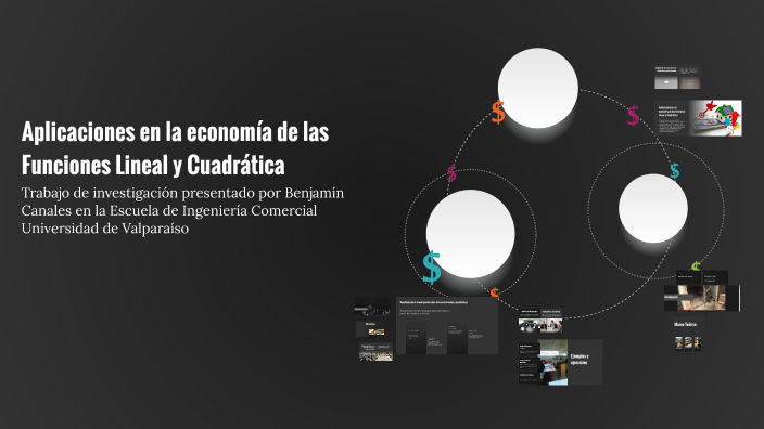 Aplicaciones en la economía de las Funciones Lineal y Cuadrática by ...