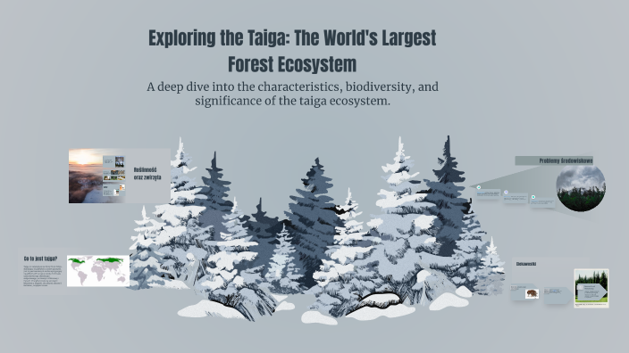 Exploring the Taiga: The World's Largest Forest Ecosystem by nicole ...