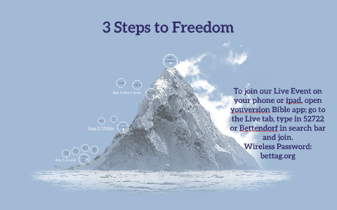3 Steps to Freedom by Patrick Kelley