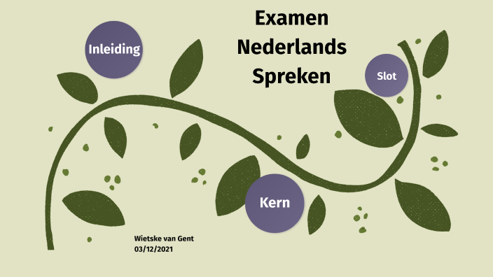 examen spreken by Wietske van Gent on Prezi