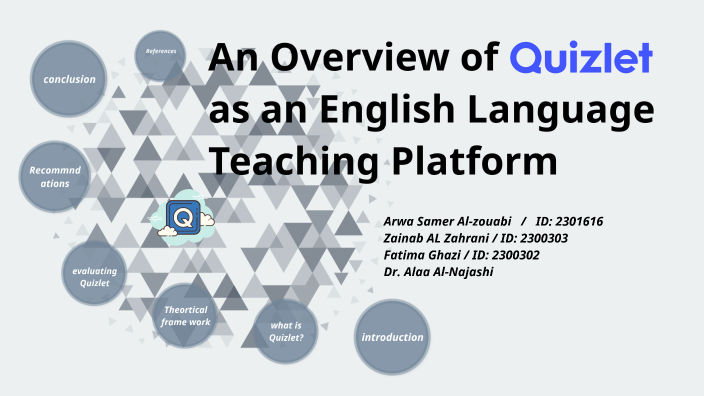 An Overview of Quizlet as an English Language Teaching Platform by arwa ...