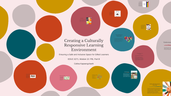 Safe, Inclusive, Culturally Responsive Learning Environment by Celina ...