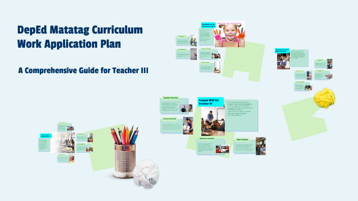 DepEd Matatag Curriculum Work Application Plan by Miss B TV on Prezi