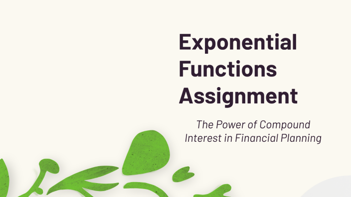 Exponential Functions Assignment by zeynep genc on Prezi