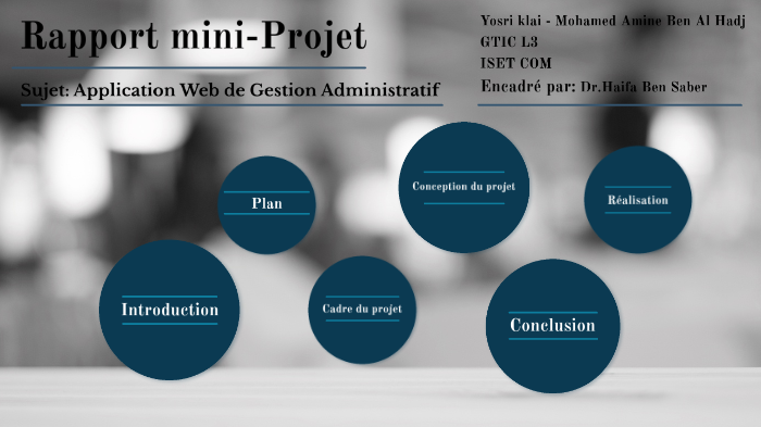 Rapport de mini projet by Youssri Klai on Prezi