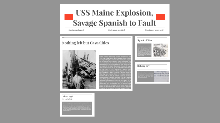 Savage Spanish Boat Explosion! by layla entz on Prezi