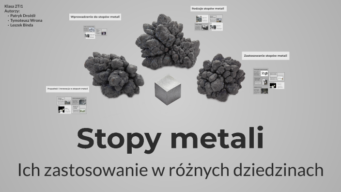 Stopy Metali by Patryk Drożdż on Prezi