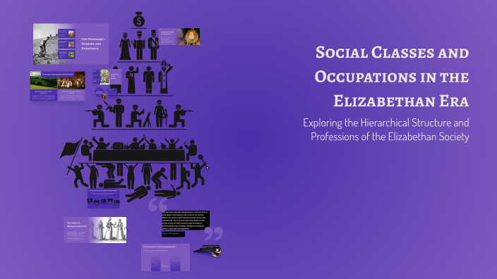 Social Classes and Occupations in the Elizabethan Era by Anderson ...