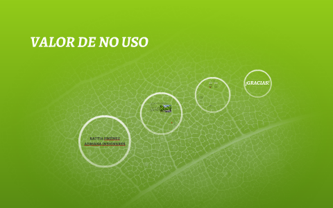 VALOR DE NO USO by Nelly In on Prezi