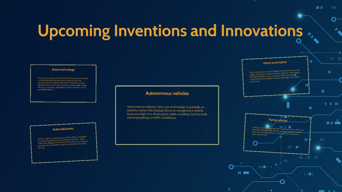 Upcoming Inventions and Innovations by lovejot dhaliwal on Prezi